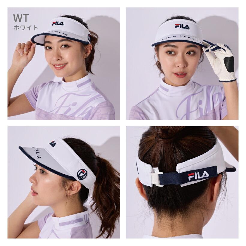 FILA レディース サンバイザー 帽子 ロゴ 刺繍 再生ポリエステル素材 吸汗速乾 ドライ GOLF フィラ 753922 : OCEANweb Yahoo! JAPAN店 - 通販 ...
