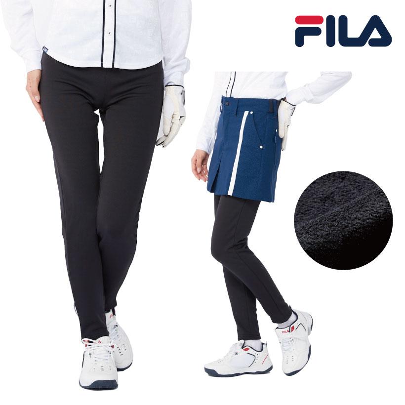 FILA フィラ GOLF レディース レギンス ブラック 791987 : OCEANweb Yahoo! JAPAN店 - 通販 - Yahoo!ショッピング
