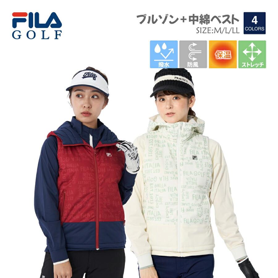 FILA レディース 中綿ベスト ブルゾン セットアイテム GOLF 793203 : OCEANweb Yahoo! JAPAN店 - 通販 - Yahoo!ショッピング
