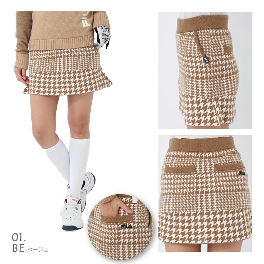 FILA レディース ゴルフ スカート ニット GOLF 793383 : OCEANweb Yahoo! JAPAN店 - 通販 - Yahoo!ショッピング