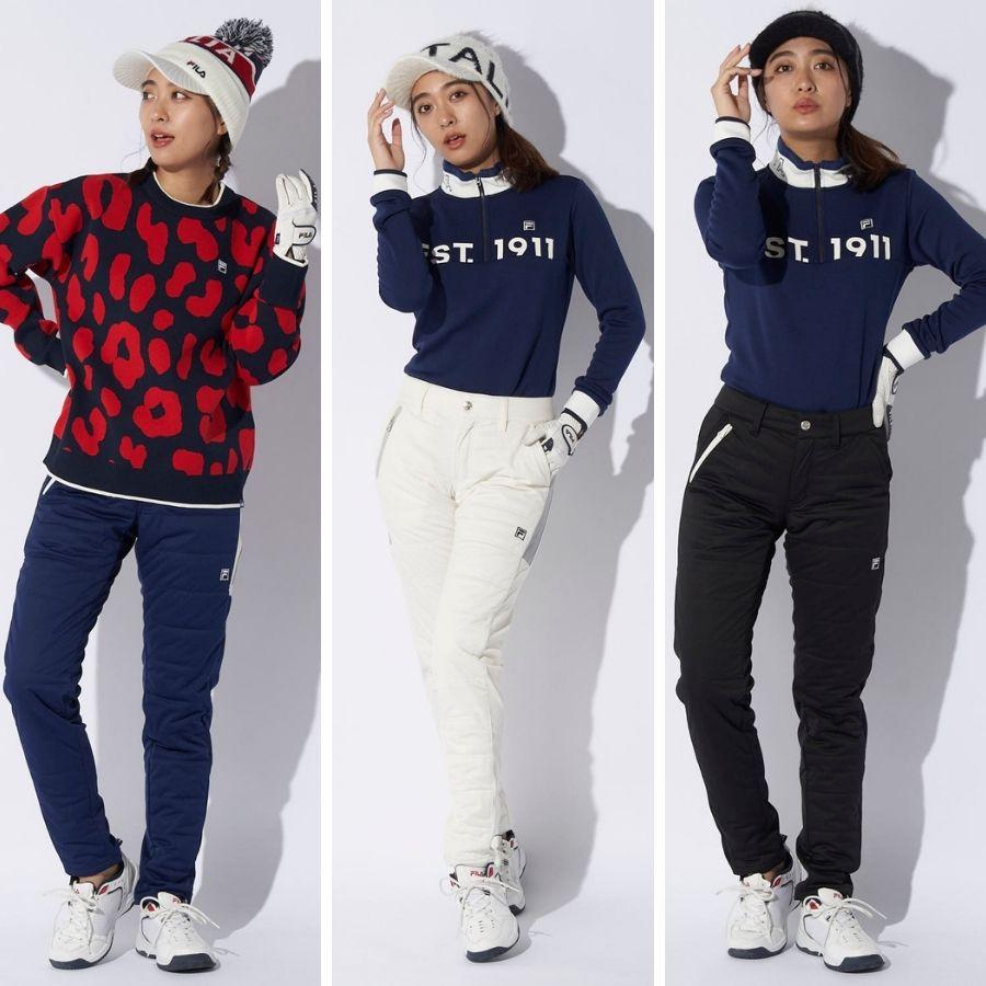 FILA GOLF レディース 中綿×ボンディングパンツ ゴルフウエア : 794306 : OCEANweb Yahoo! JAPAN店 - 通販 - Yahoo!ショッピング