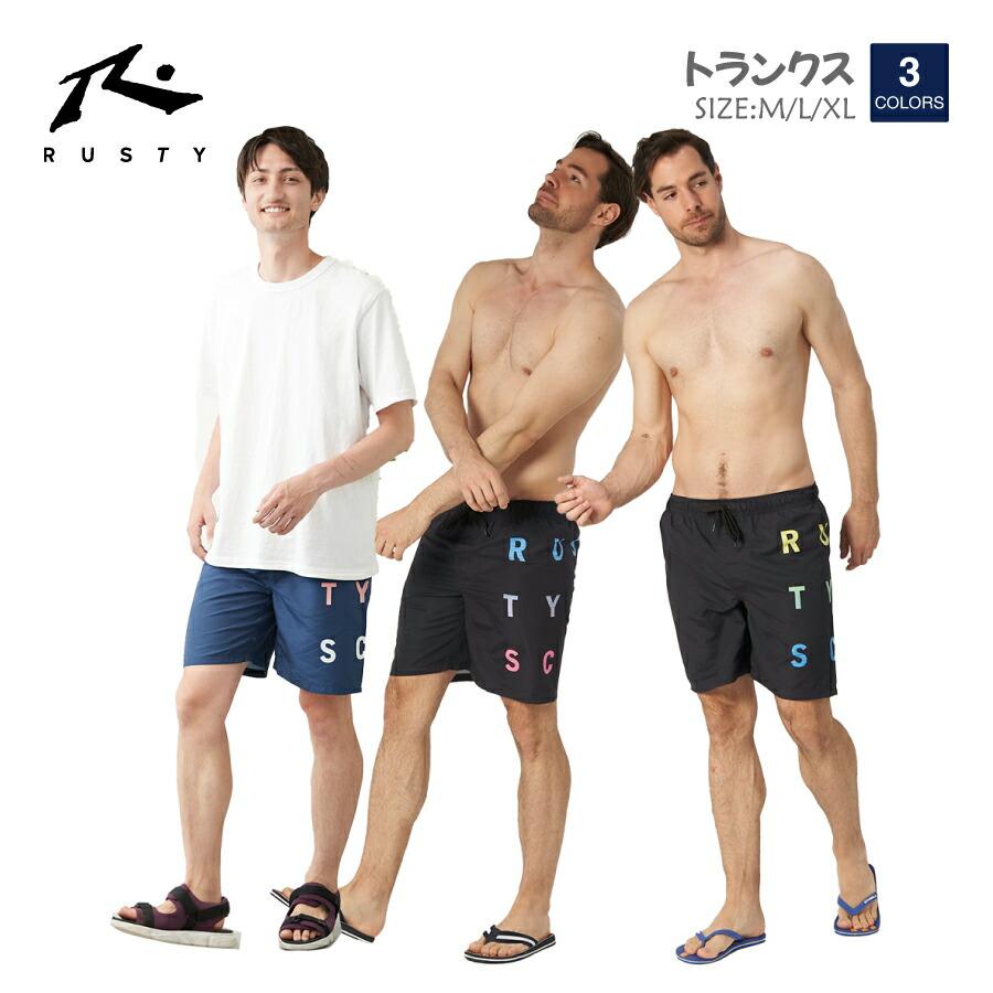 RUSTY メンズ 水着 トランクス スポーツウェア ラスティ M L XL 910402 : OCEANweb Yahoo! JAPAN店 - 通販 - Yahoo!ショッピング