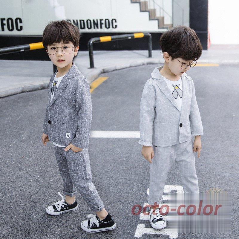 子供スーツ キッズ 男の子 入学式入園スーツ 卒園式 フォーマル こども 卒業式 入学式 発表会 結婚式 七五三 3点セット 90 100 ...