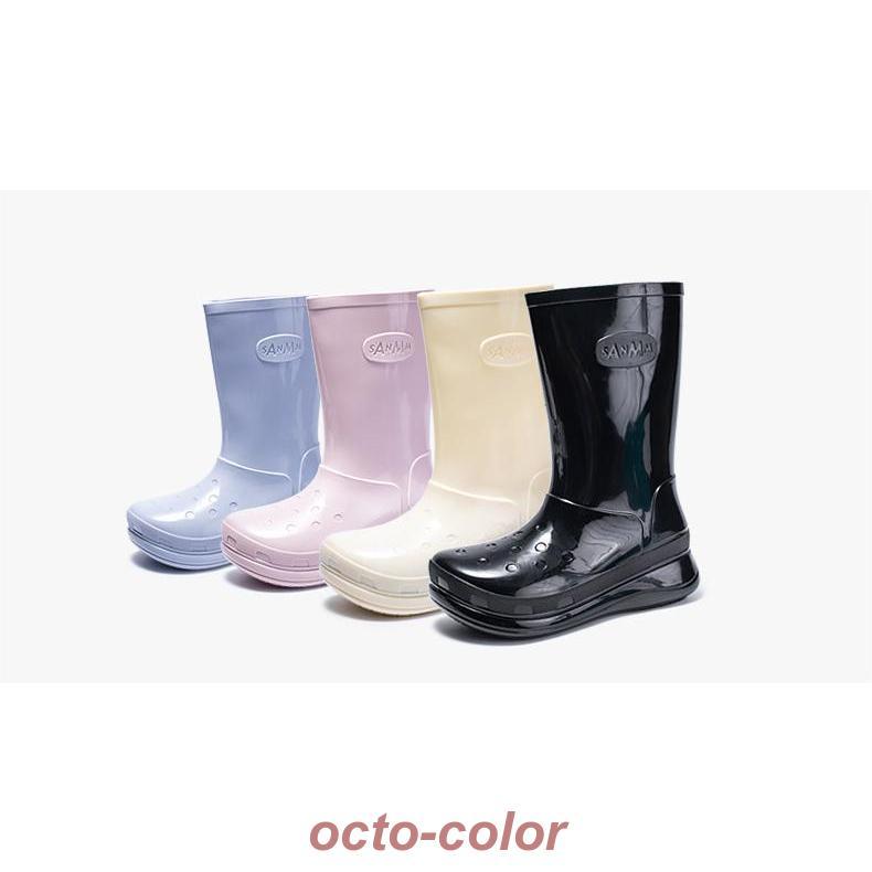 レインブーツ レディース レインシューズ ロング 丈長靴 雨 雨具 レイングッズ ガーデニング :oc-0523-05wm454:octo-color - 通販 - Yahoo!ショッピング