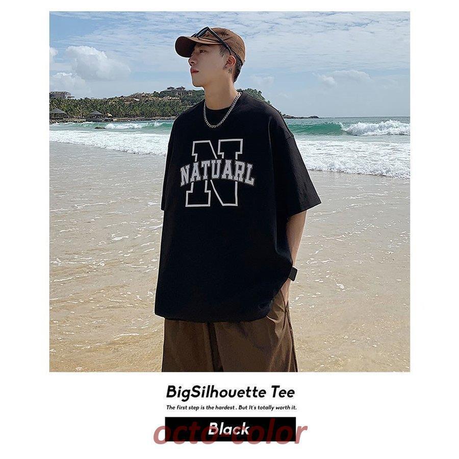 Tシャツ メンズ 半袖 ビッグシルエット オーバーサイズ カレッジ Tシャツ メンズ 半袖 ビッグシルエット オーバーサイズ カレッジ