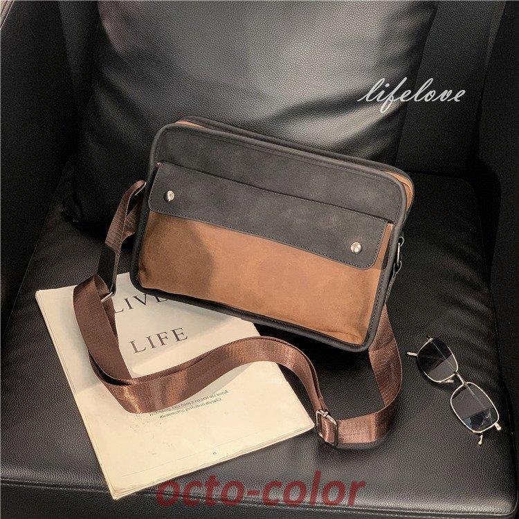 ショルダーバッグ メンズ 小さめ 斜めがけバッグ レザー バッグ メンズ ショルダー ポケット 多い メッセンジャーバッグ 大容量 鞄 ?大人 かっこいい :oc-0610-07bag68 ...