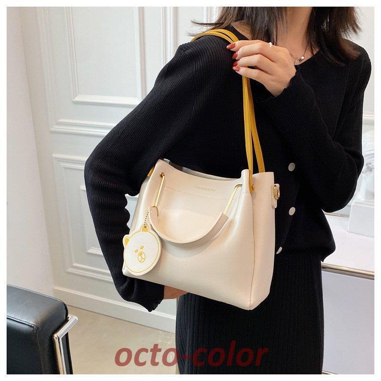 トートバッグ レディース 40代 ショルダーバッグ かばん 合皮 大きめ 肩掛け 手持ち 韓国風 かわいい おしゃれ 大容量 お洒落 30代 50代 :oc-0610-08bag10:octo ...