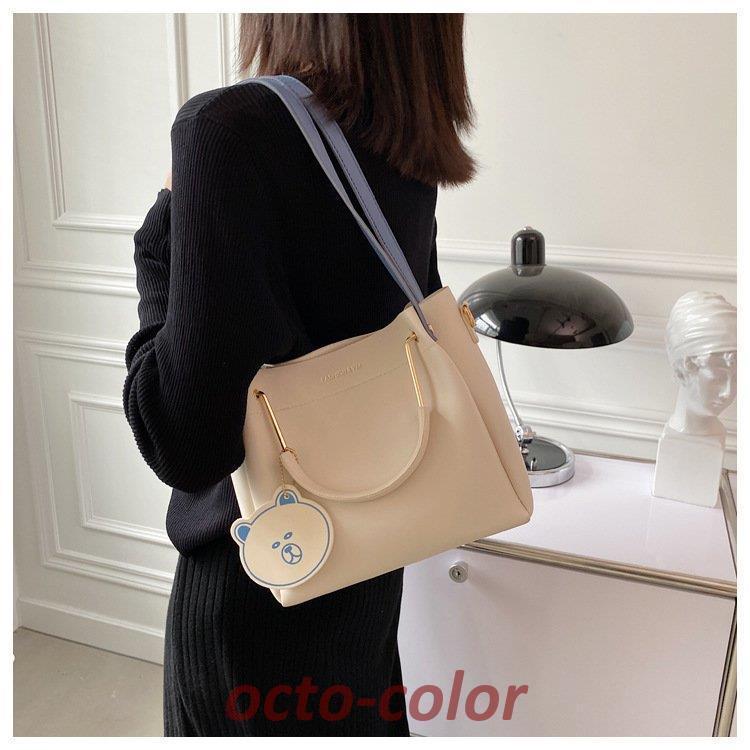 トートバッグ レディース 40代 ショルダーバッグ かばん 合皮 大きめ 肩掛け 手持ち 韓国風 かわいい おしゃれ 大容量 お洒落 30代 50代 :oc-0610-08bag10:octo ...