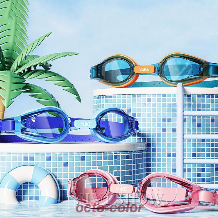 子供用ゴーグル 水泳 スイミング プール 夏 海 曇り止め UVカット ゴーグル 子供 キッズ ツートンカラー カラフル 可愛い 華やか おしゃれ 夏休み 水遊び : octo-color ...