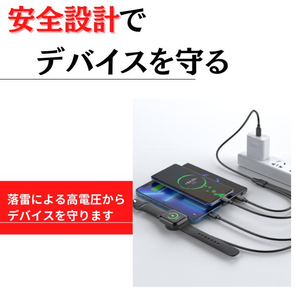 Apple Watch 充電器 アップルウォッチ 充電ケーブル 4in1 type-c Apple Watch 充電器 アップルウォッチ 充電ケーブル 4in1 type-c