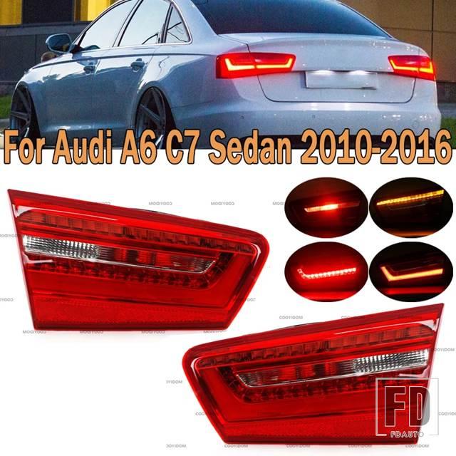 テールライト リアブレーキランプ ウィンカーランプ フォグランプ テールランプアセンブリ AUDI A6 C7 SEDAN 2010-2016 ...