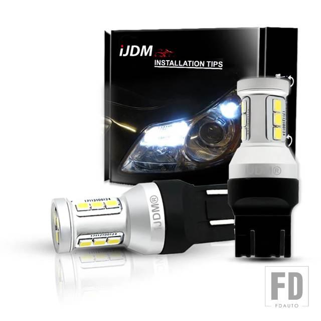 【並行輸入品】7443 LED電球 T20 W21W W21/5W LED 超高輝度 12V DRL ウィンカー バックアップ パーキングブレーキ リバースライト イエロー ホワイト ...
