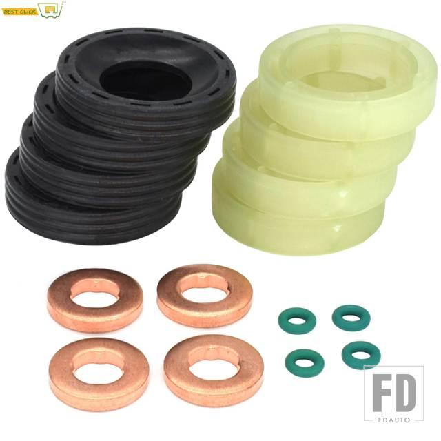 フォードフォーカス MK2 フュージョン 38322 1.6TDCI シトロエンプジョー燃料インジェクターシールワッシャー ORING ...