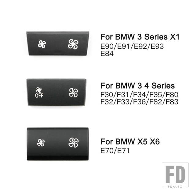 エアコン制御リペアファンボタンカバー BMW E90 E91 E92 E93 3 シリーズ E70 E71 E72 E84 ヒーター気候パネルスイッチキャップ : 自動車部品・パーツ FD ...