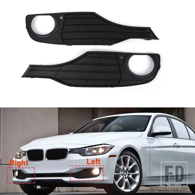 フォグランプグリル交換 BMW 320I 2013 2014 2015 黒アンダーフォグライトグリル 51117255366 ...