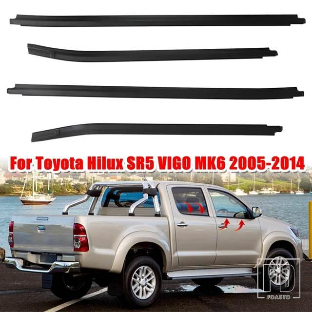 外窓ゴムウェザーストリップトヨタハイラックス SR5 VIGO MK6 2005-2015 68162-0K010 防水圧力ストリップシール ...