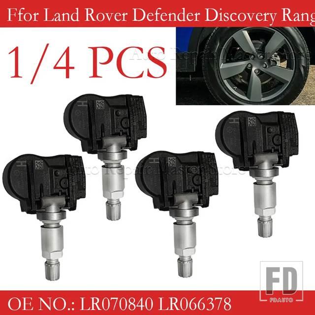 1/4 個タイヤエア圧センサーランドローバーディフェンダーディスカバリーレンジローバーレンジローバーイヴォーク 433MHZ TPMS ...