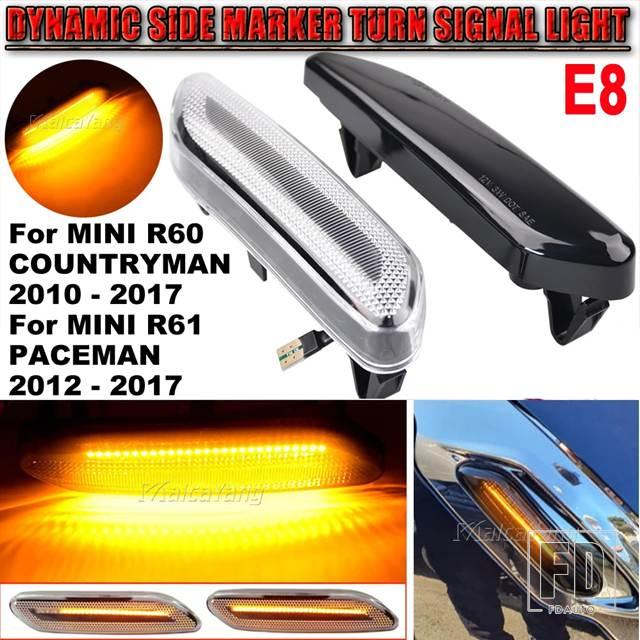 LED ウィンカーサイドマーカーライトダイナミックウインカーミニクーパー同胞 PACEMAN R60 R61 シーケンシャル流れるインジケーター : 自動車部品・パーツ FDオート - 通販 ...