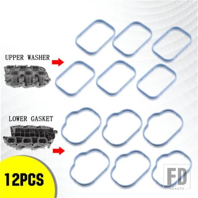 【並行輸入品】ジープ 12個 05184562AC 05184331AC アッパーインテークマニホールドガスケットラングラーダッジラム ...