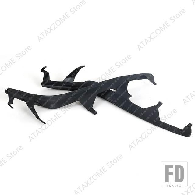 BMW E46 325I 2002-2005用 車フロントアッパーヘッドライトストリップ トリム ヘッドライトカバー シーリングストリップ ...