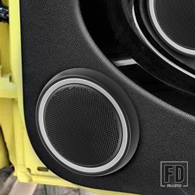【並行輸入品】シームレスフィット ABS フロントドアスピーカーカバーグリル ミニクーパー R56 51412753333 ...