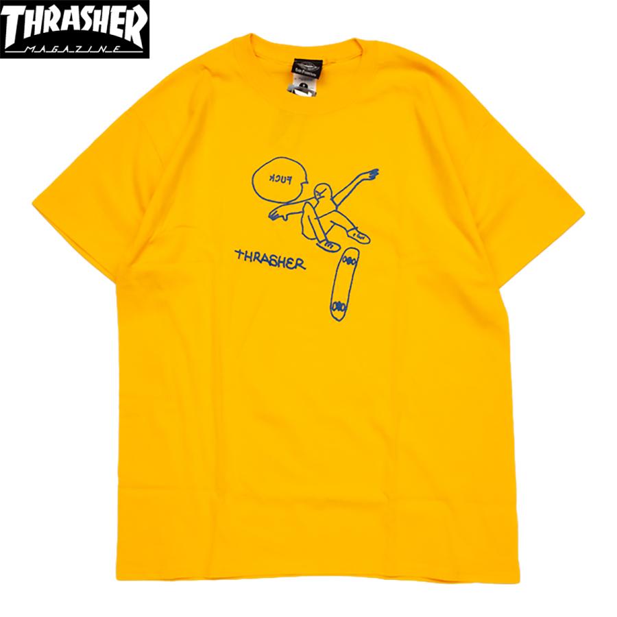 THRASHER KCUF S/S TEE gold スラッシャー マークゴンザレス Tシャツ : ODDBALL SKATE&SNOW ...
