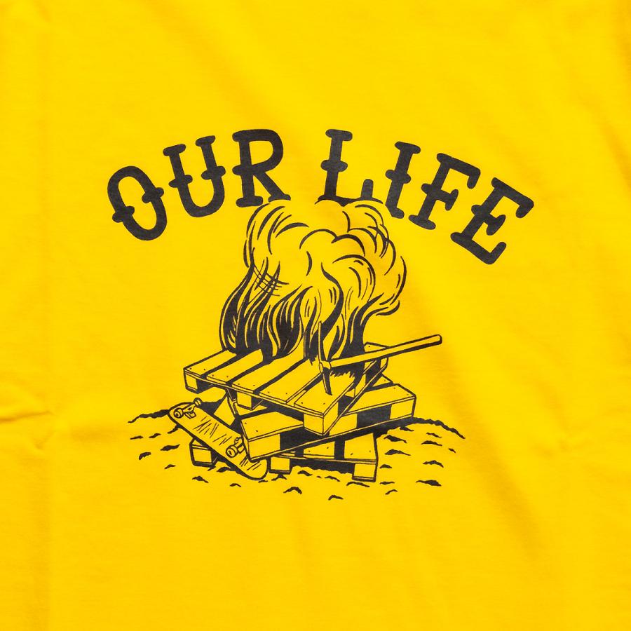 OURLIFE PALLET LIFE S/S TEE gold Art by Brian Seber アワーライフ Tシャツ ...
