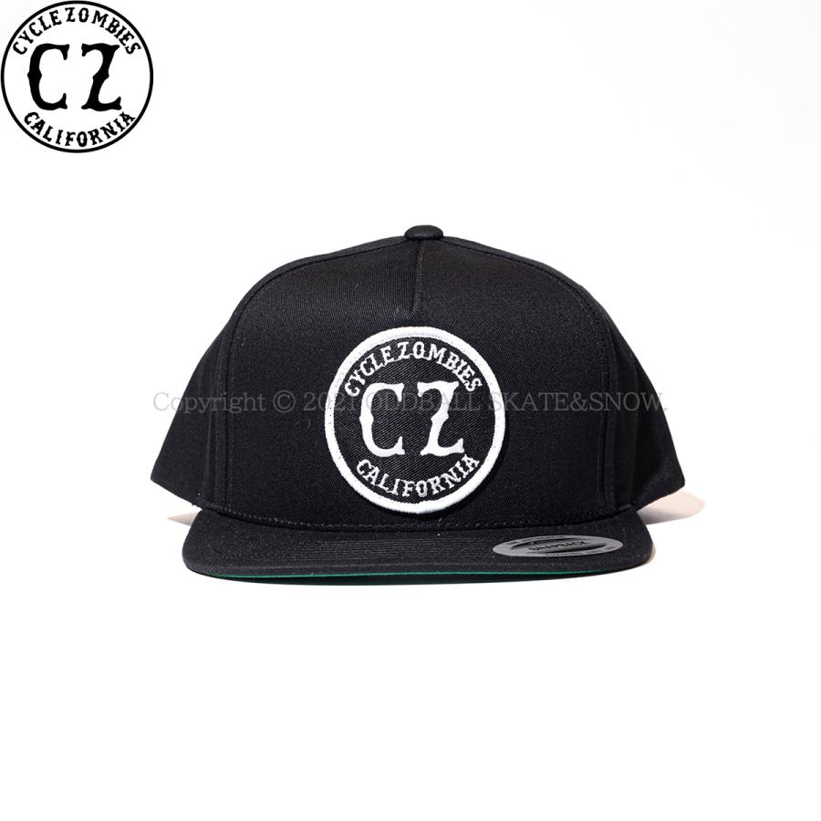 CYCLE ZOMBIES CALIFORNIA Premium Twill Snapback Hat Black サイクルゾンビーズ ...