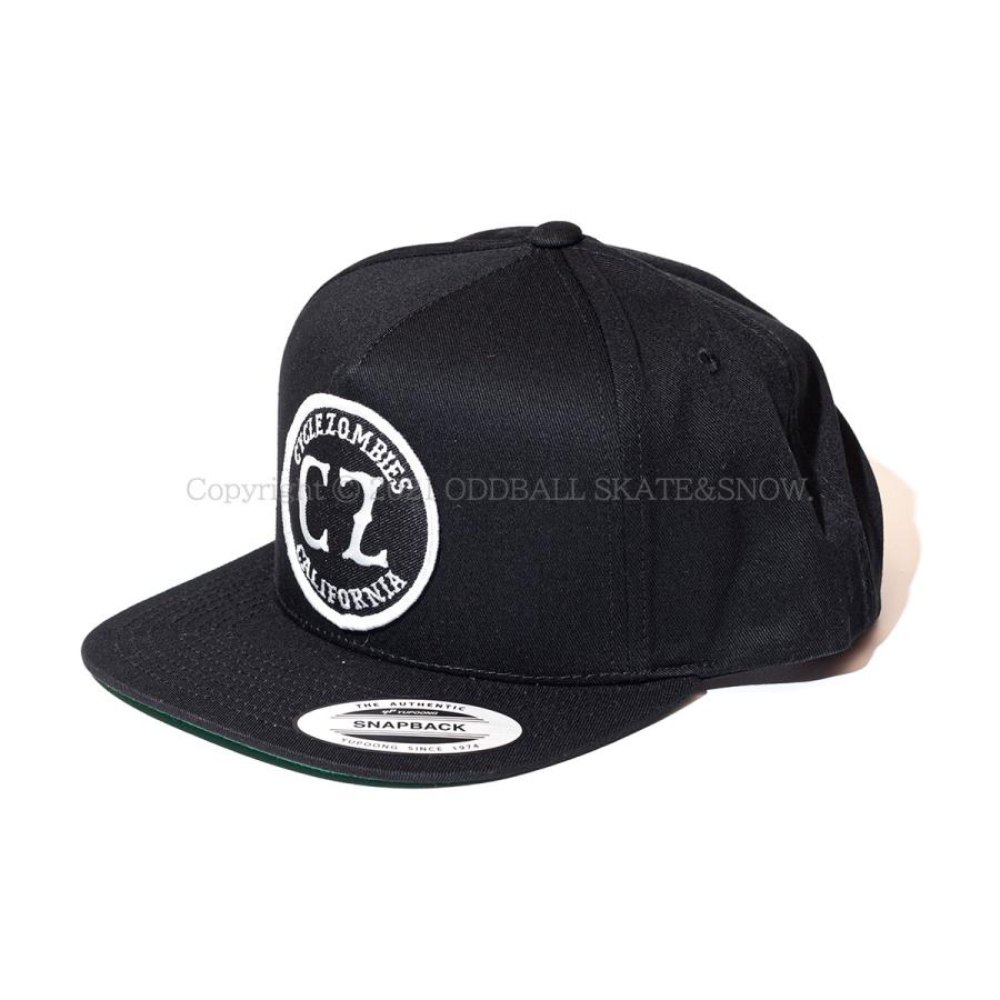 CYCLE ZOMBIES CALIFORNIA Premium Twill Snapback Hat Black サイクルゾンビーズ ...
