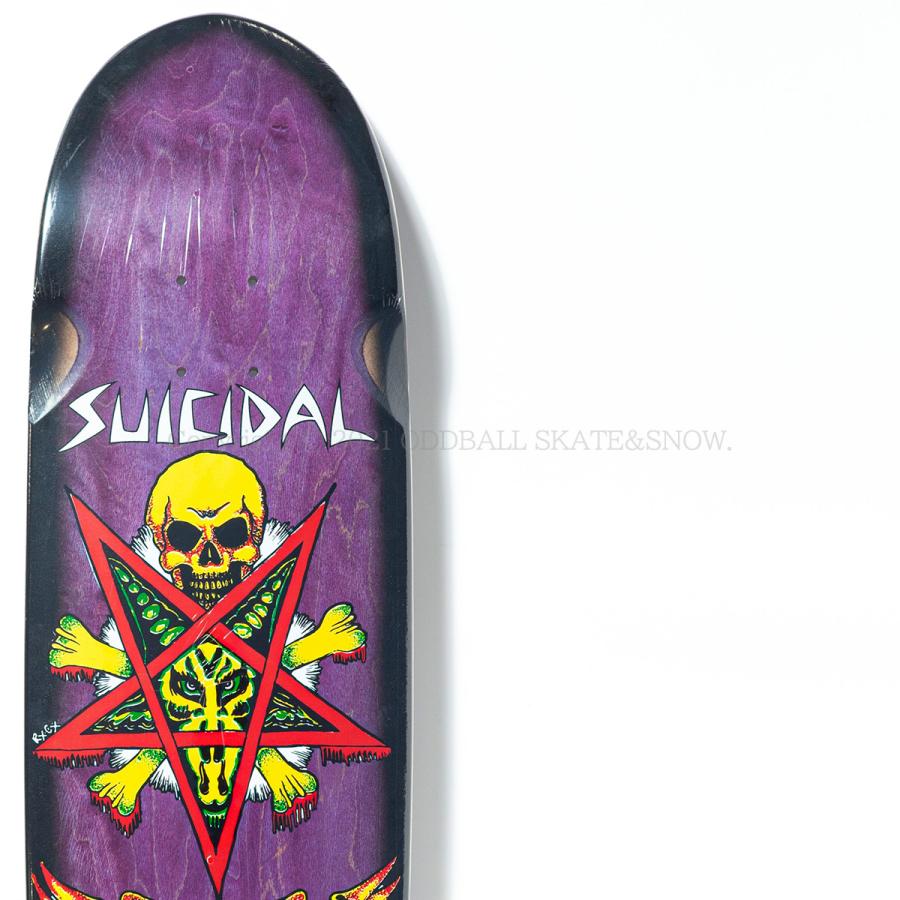 DOGTOWN SUICIDAL PTS POOL BLACK FADE PURPLE 8.75インチ スーサイダル スケートボード スケボー ...
