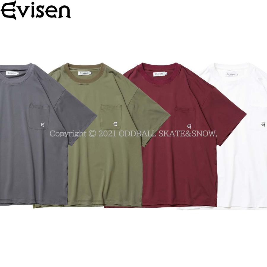 Evisen Skateboards EVISEN STRETCH FIBER T-SHIRT エビセン ワイドTシャツ ビッグTシャツ ...