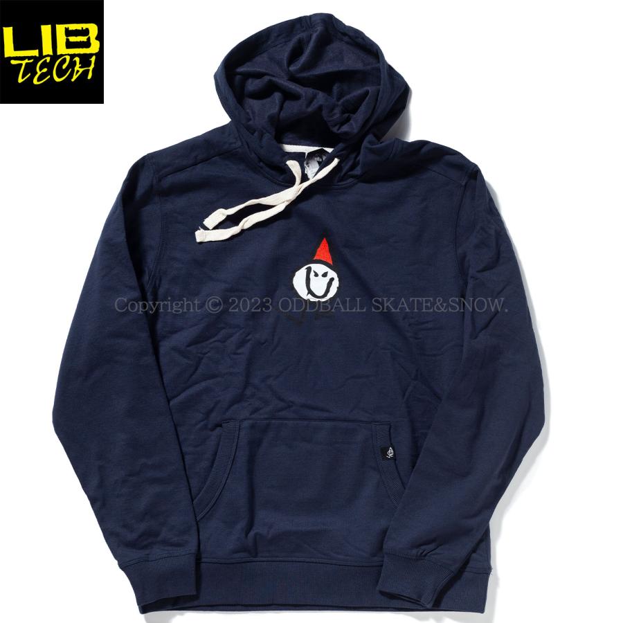 LIB TECH 正規品 LIBTECH POLY HOODED Dark Blue Lサイズ リブテック パーカー : ODDBALL ...