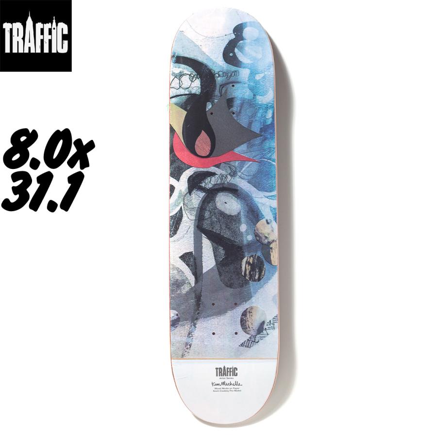 トラフィック 8.0インチ スケボー デッキ TRAFFIC COAKLEY ARTIST SERIES DECK Art by kim ...
