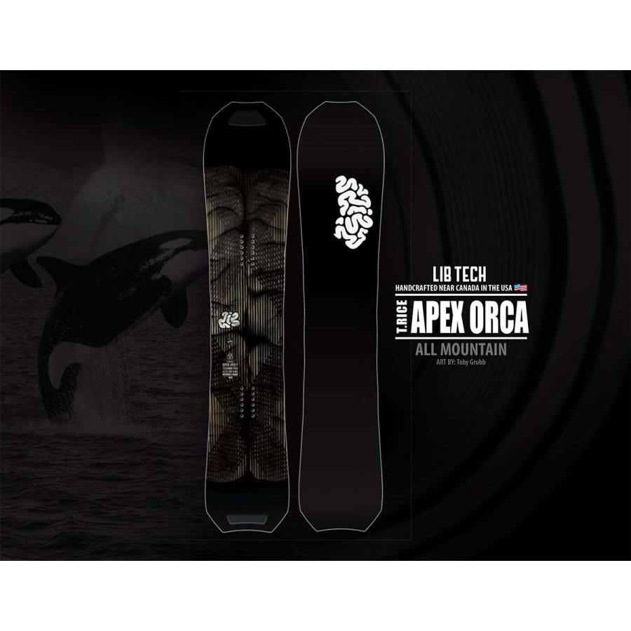 早期予約 25-26 正規品 LIBTECH T.RICE APEX ORCA リブテック トラビスライス エ―ペックス ゴールデンオルカ オールラウンド パウダー : 8543 ...