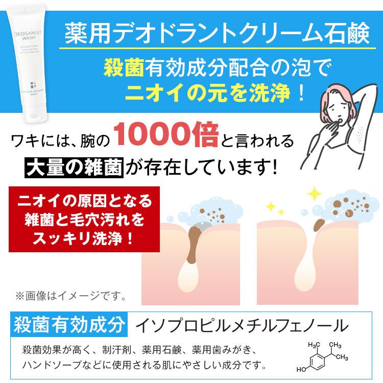 SALE 50%OFF 送料無料 薬用デオドラントクリーム DEOGANIST デオガニスト 45g 医薬部外品 デオドラント ニオイ 汗 ワキ対策 アルコールフリー 制汗クリーム : E ...
