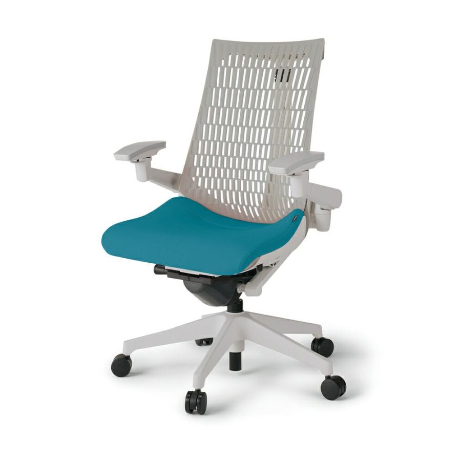 ITOKI イトーキ /ACT（アクト）／エラストマーバック／樹脂脚／可動肘／座：PS張地／ランバー有り／ハンガー有り／ベースカラー：ライトグレー :kg-427pshg:WORKAHOLIC ...