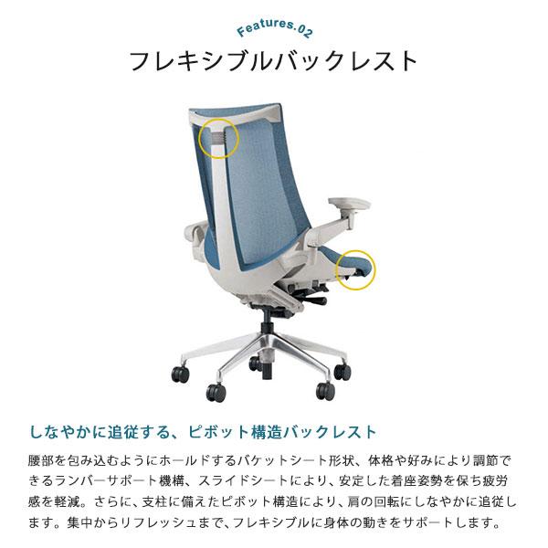 アクト（イトーキ） ITOKI イトーキ /ACT（アクト）／エラストマーバック／樹脂脚／可動肘／座：SC張地／ランバー無／ハンガー有／ウレタンキャスター : WORKAHOLIC store ...