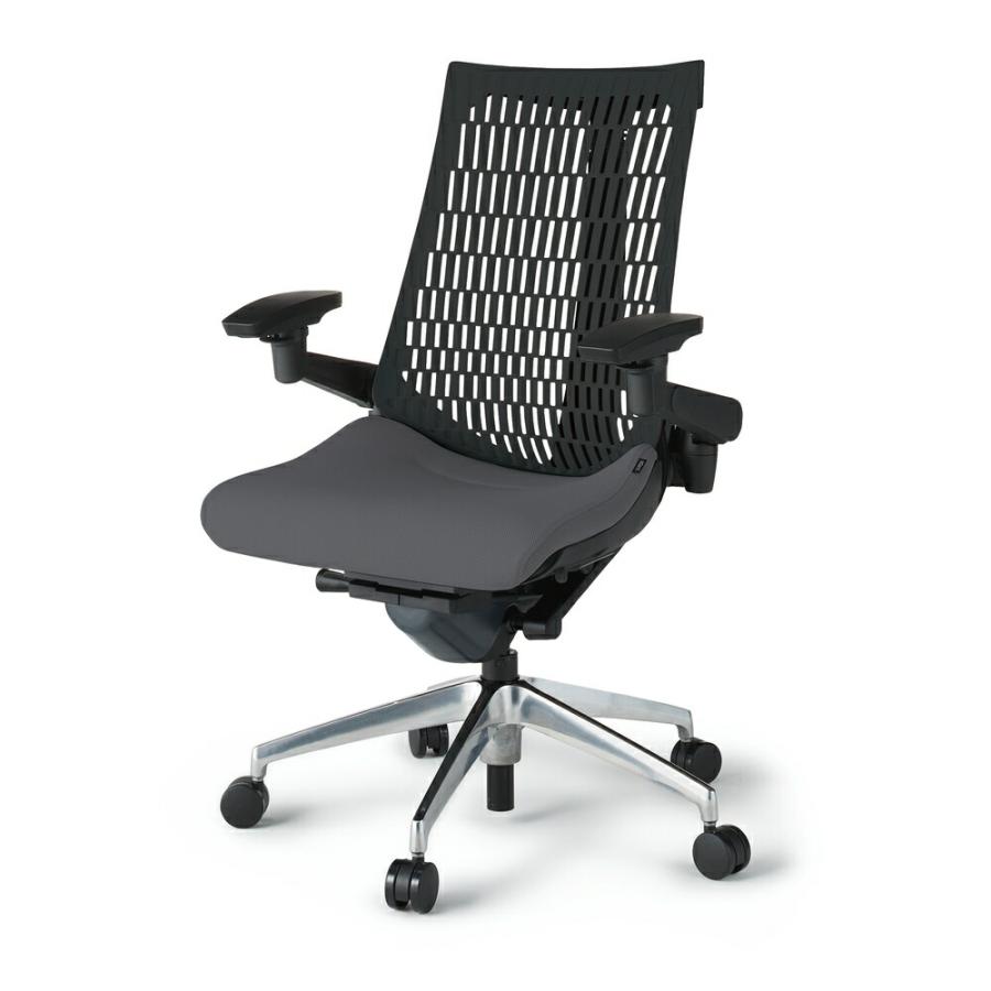 アクト（イトーキ） ITOKI イトーキ /ACT（アクト）／エラストマーバック／アルミミラー脚／可動肘／座：SC張地／ランバー・ハンガー無／ウレタンキャスター : WORKAHOLIC ...