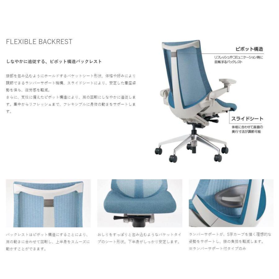 イトーキ ITOKI ACT（アクト）／テクスチャードメッシュバック／エクストラハイバック／樹脂脚／アジャスタブル肘／ランバーサポート有り／ハンガー無し : WORKAHOLIC store ...