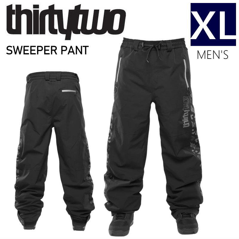 thirtytwo 24-25 THIRTYTWO SWEEPER PNT BLACK XLサイズ メンズ スノーボード スノボウェア パンツ ...