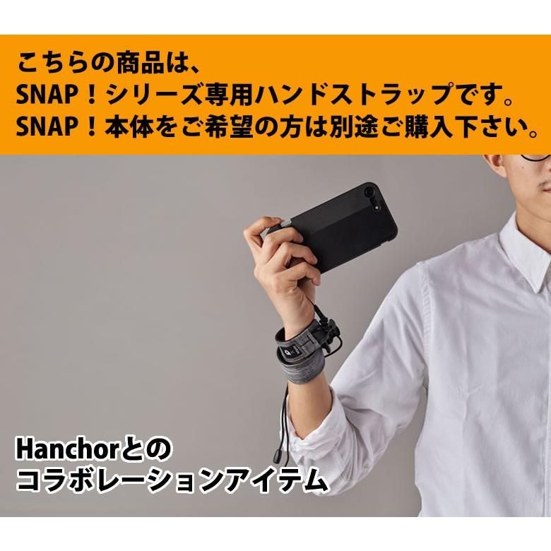 bitplay SNAP SERIES 専用bitplay×Hanchor 2wayストラップ(グレー) スマホカバー スマホケース ...