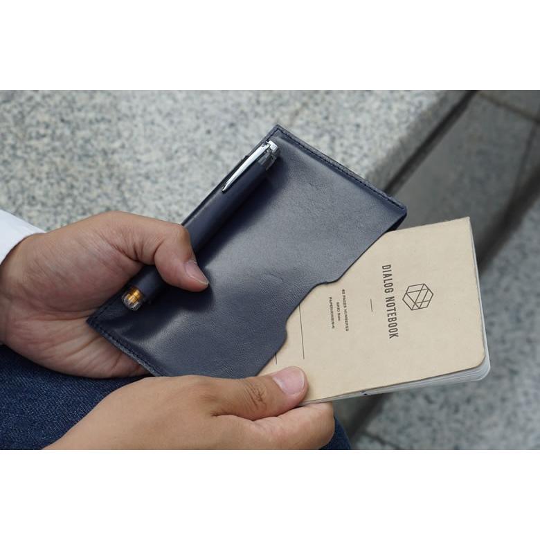 dunn notecaseとDIALOG NOTEBOOK 3冊セット ノート ノートカバー ノートケース デュン レザー 本革 国産 日本製 ...