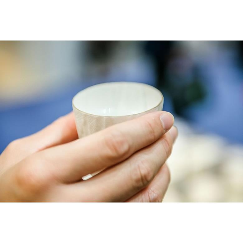 ceramic mimic fabric セラミックミミックファブリック 冷酒セット 片口 グラス 文山製陶 文山釜 引出物 布のような器 ...