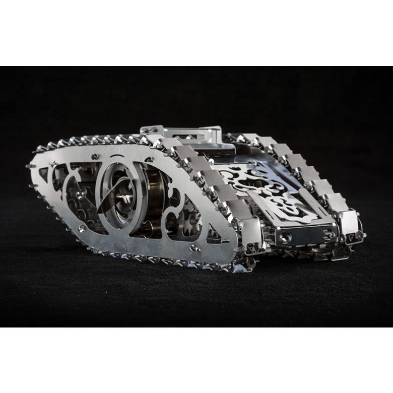 Time for Machine 超精巧なステンレス製の組み立てキット Marvel Tank 2 マーベルタンク 戦車 プラモデル 模型 ...