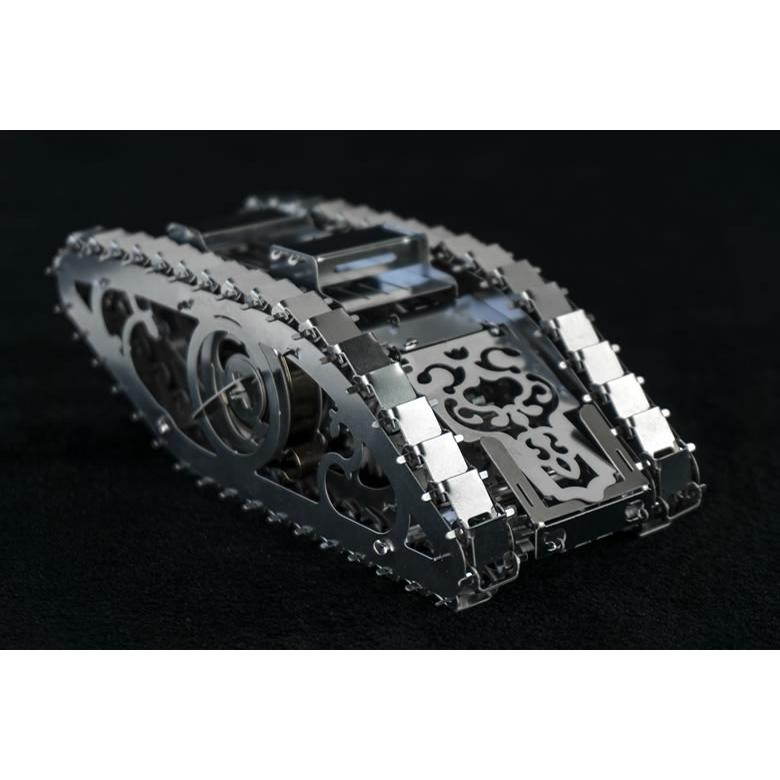 Time for Machine 超精巧なステンレス製の組み立てキット Marvel Tank 2 マーベルタンク 戦車 プラモデル 模型 ...