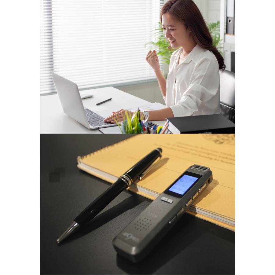 長時間録音 ボイスレコーダー ICレコーダー 録音機 収音器 コンパクト USB windows Mac 高音質 小型 簡単 大容量 32GB ...