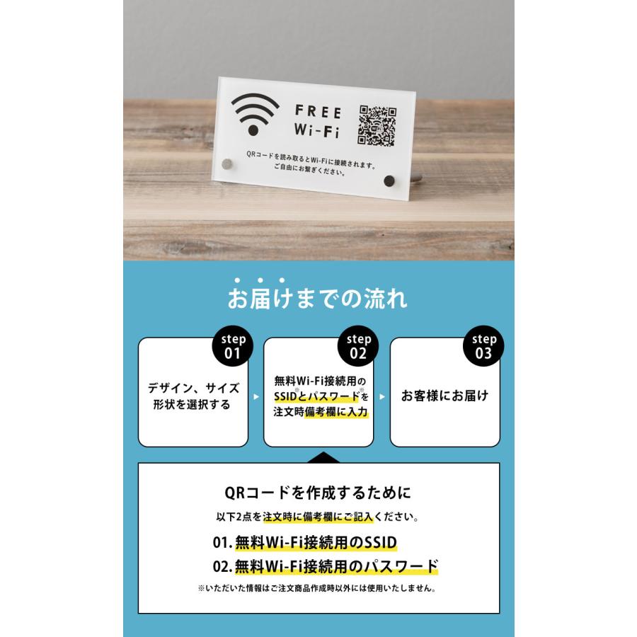 Wi-Fi簡単接続で顧客満足度アップをサポート QR接続アクリルプレート TSUNAGU Acrylic Plate 便利さに感動 煩わしい ...