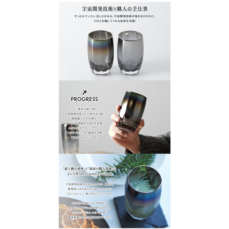 PROGRESS Zenithハイボールグラス 335ml Infinite Silver プレゼント ギフト チタン お酒 グラス 日本製 プログレス レックス 名入れ 母の日 父の日 ...