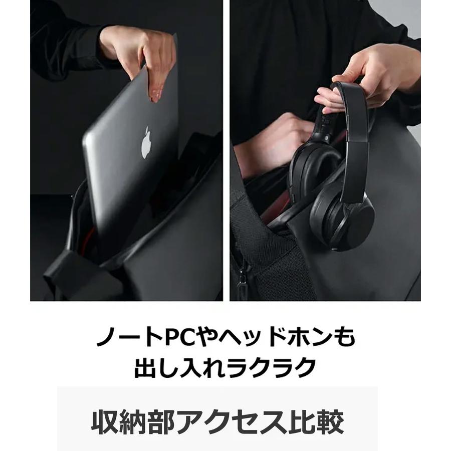 MATHEMATIK マスマティック HAWK C30 メッセンジャーバッグ RFID SAFE RFIDブロック スキミング防止 斜め掛け 肩掛け 肩かけ 多機能バッグ シンプル スマート ...