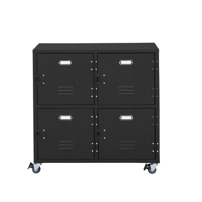 東谷 ラルド チェスト4D ブラック W75 D37 H75 スチール 組み立て式 TMZTPN-31TMZBK CE-043008N : オフィス家具fit - 通販 - Yahoo!ショッピング